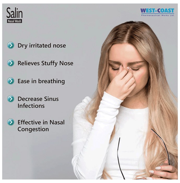 Buy West-Coast Salin Nasal Wash Kit | Relieves stuffy nose, Sinus ...